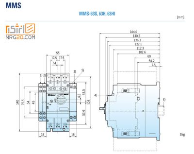 خرید کلید حرارتی LS مدل MMS-63S | ال اس | فروشگاه انرژی 20